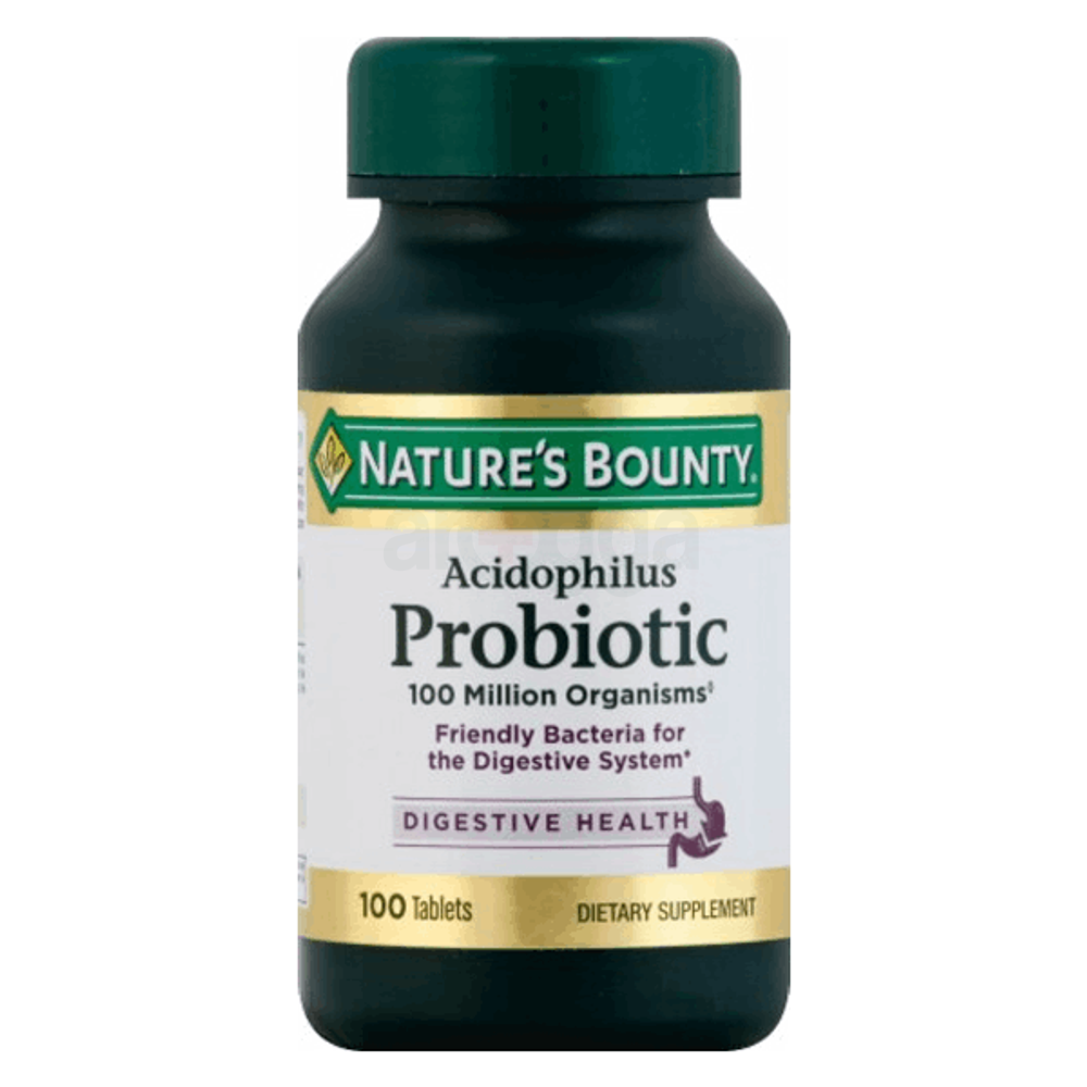 Nature’s Bounty Acidophilus Probiotic, Daily Probiotic Supplement ...