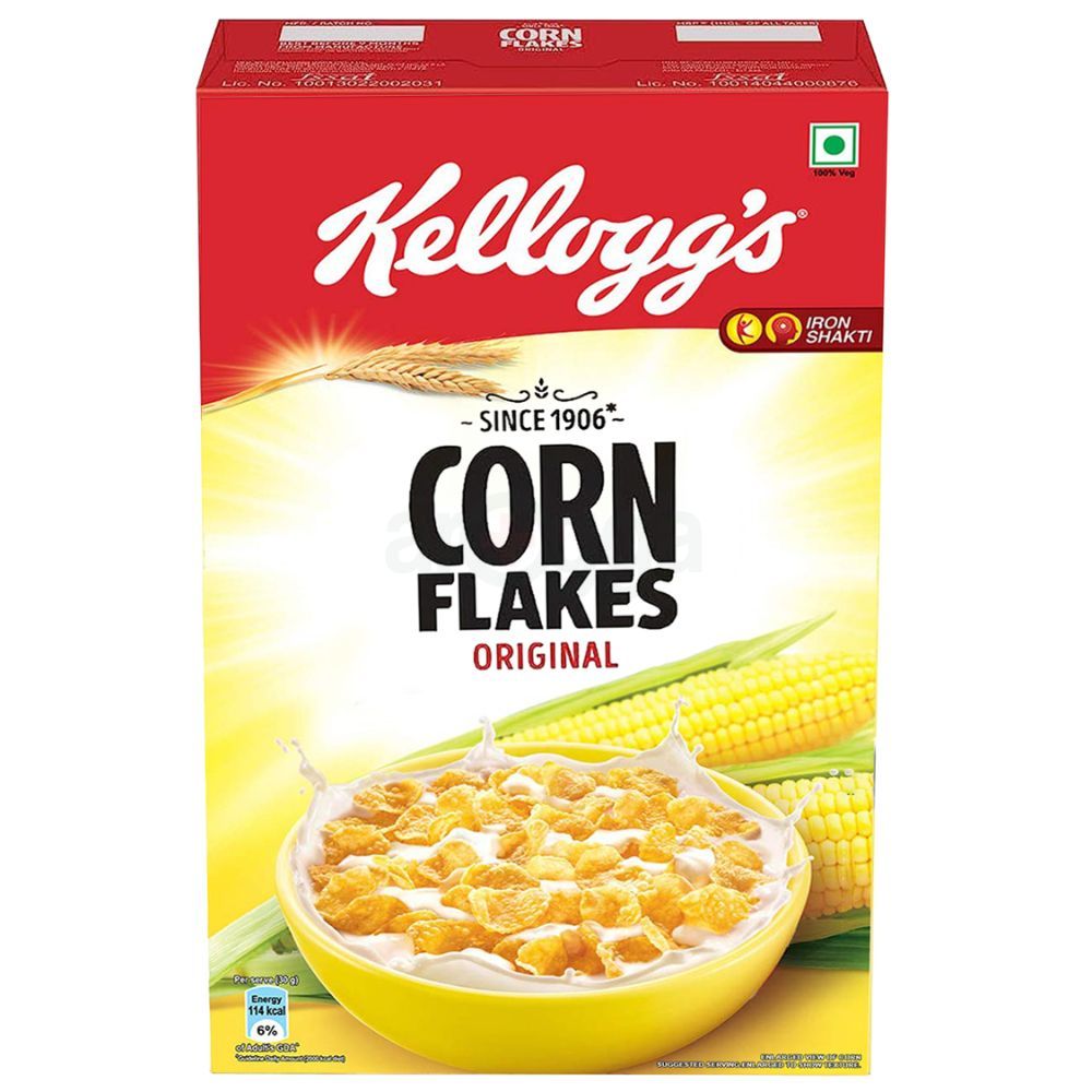 Kellogg's Corn Flakes Original Breakfast Cereal 250gm - Arogga Ltd
