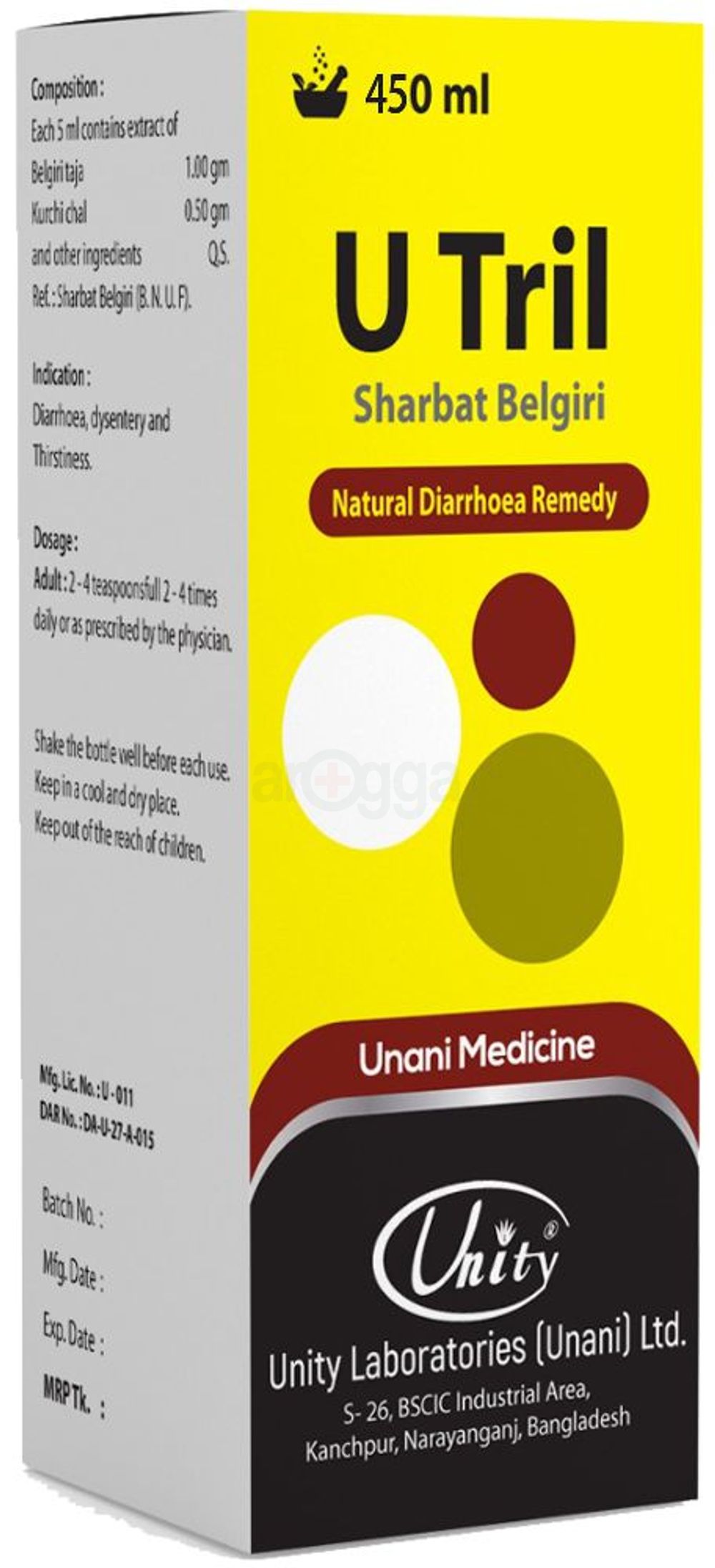 U-Tril price in Bangladesh | Arogga Online Pharmacy