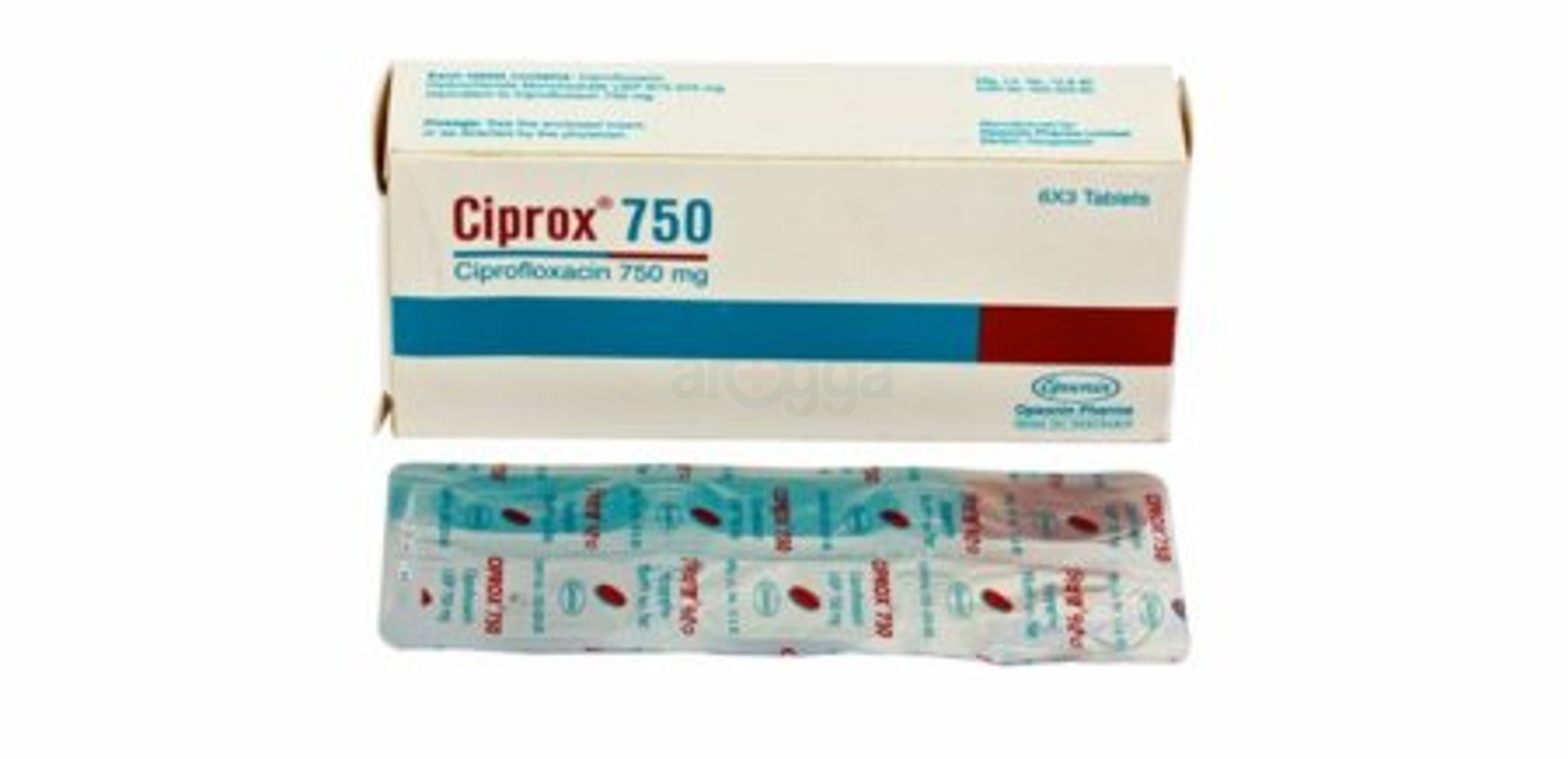 Ciprox 750mg Tablet - Arogga Online Pharmacy