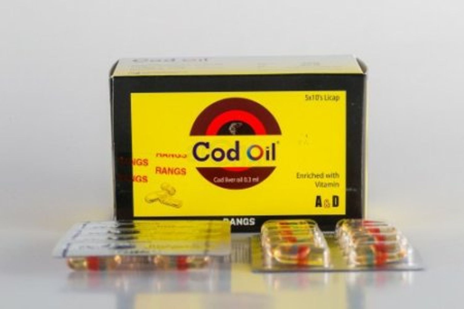 Cod Oil 300mg Capsule - Arogga Online Pharmacy