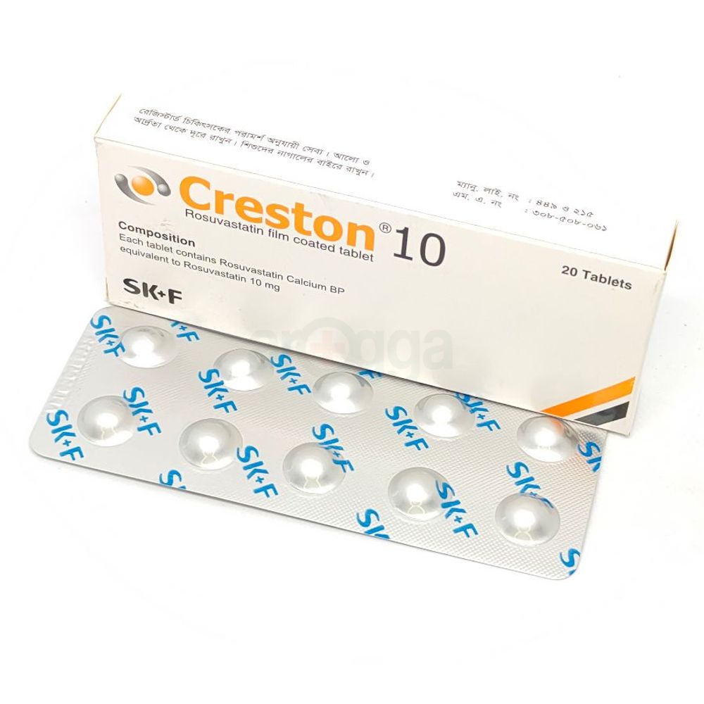 Creston 10mg Tablet - Arogga Online Pharmacy