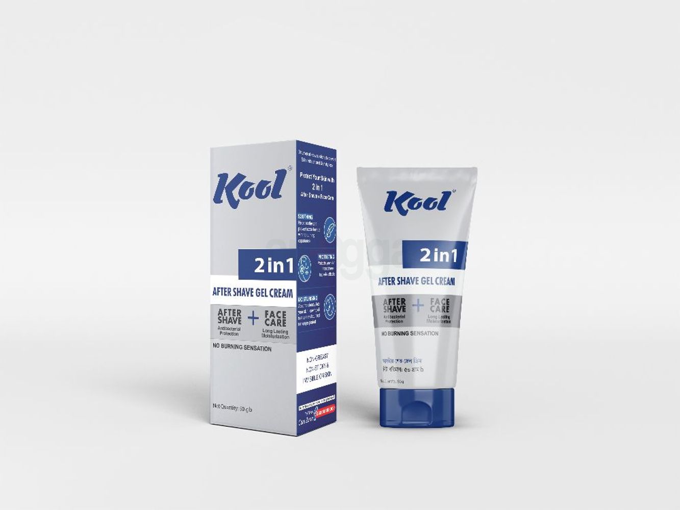 Kool 2 in 1 After Shave Gel Cream 50gm - Arogga Beauty Store