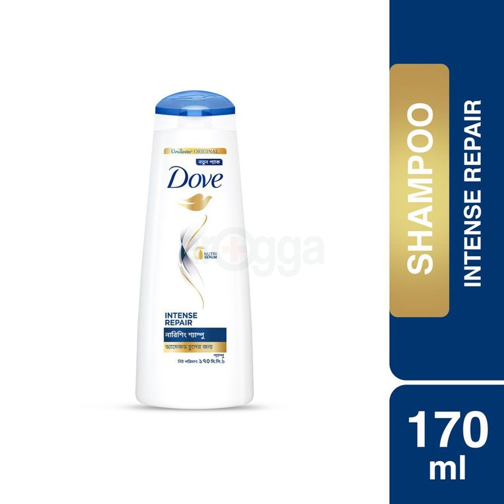 Dove Intense Repair Nourishing Shampoo 170ml(Free 26ml) price in ...