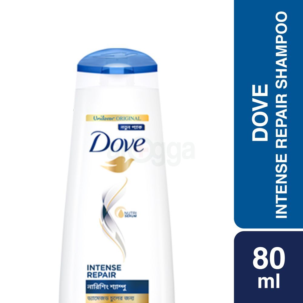 Dove Intense Repair Nourishing Shampoo 80ml - Arogga Beauty Store