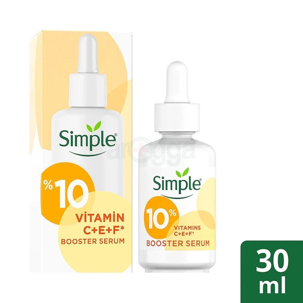 Simple Booster Serum 10% Vitamin C+E+F - Arogga Beauty Store