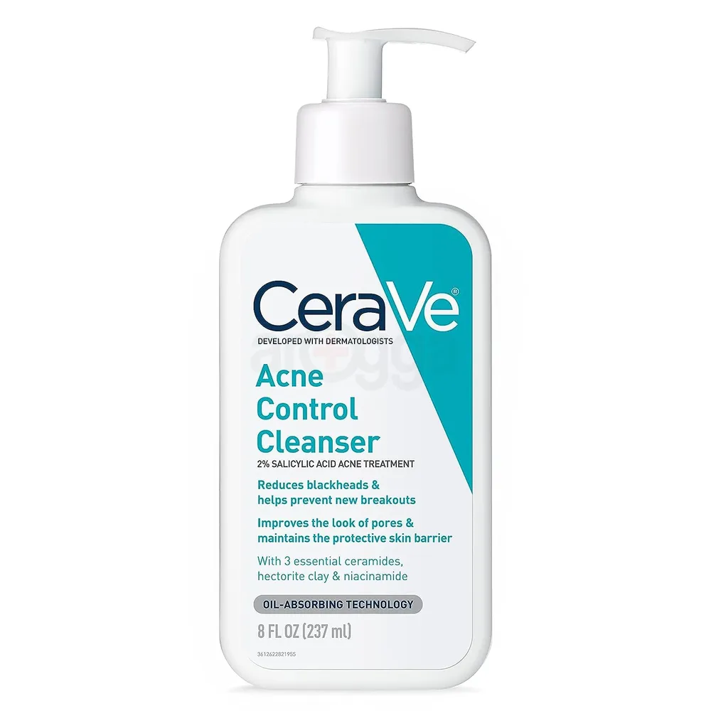 Cerave Acne Control Cleanser with 2 Salicylic Acid Acne Treatment Arogga Beauty Store