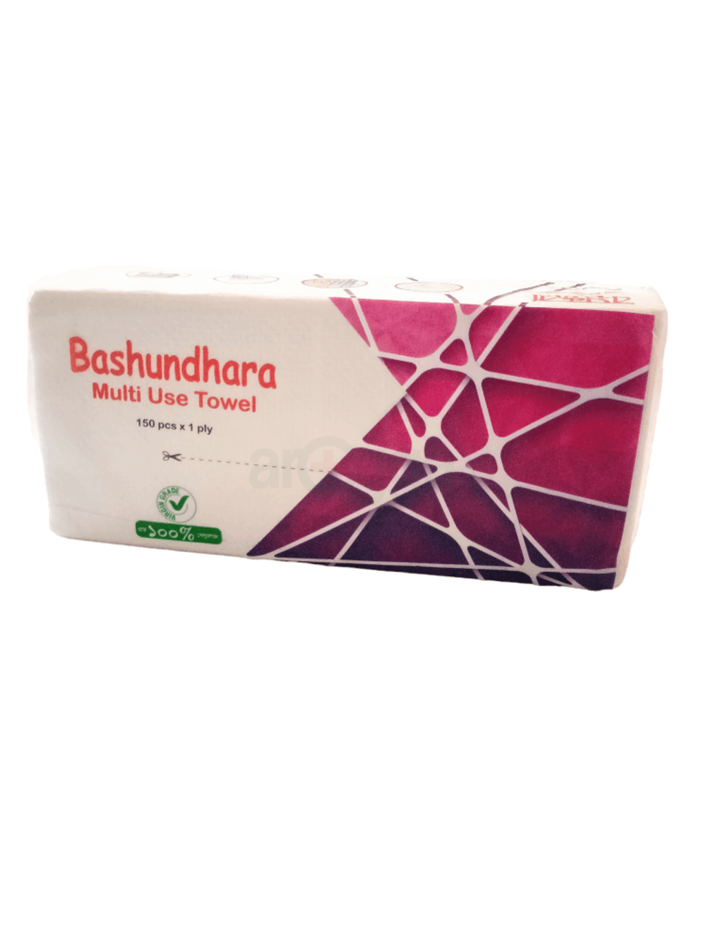 Bashundhara Multi Use Tissue White -150pcs - Arogga Online Pharmacy
