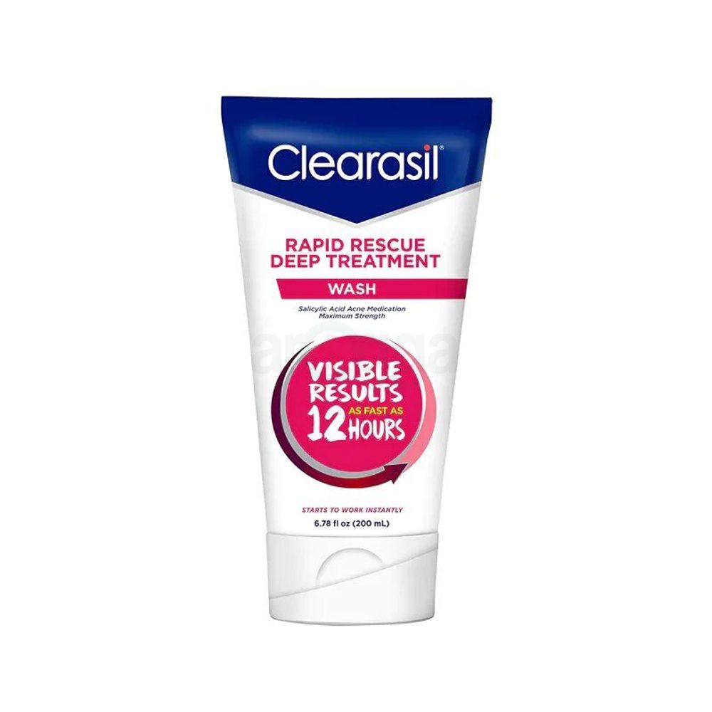 Clearasil Rapid Rescue Deep Treatment Facewash with Salicylic Acid Acne ...