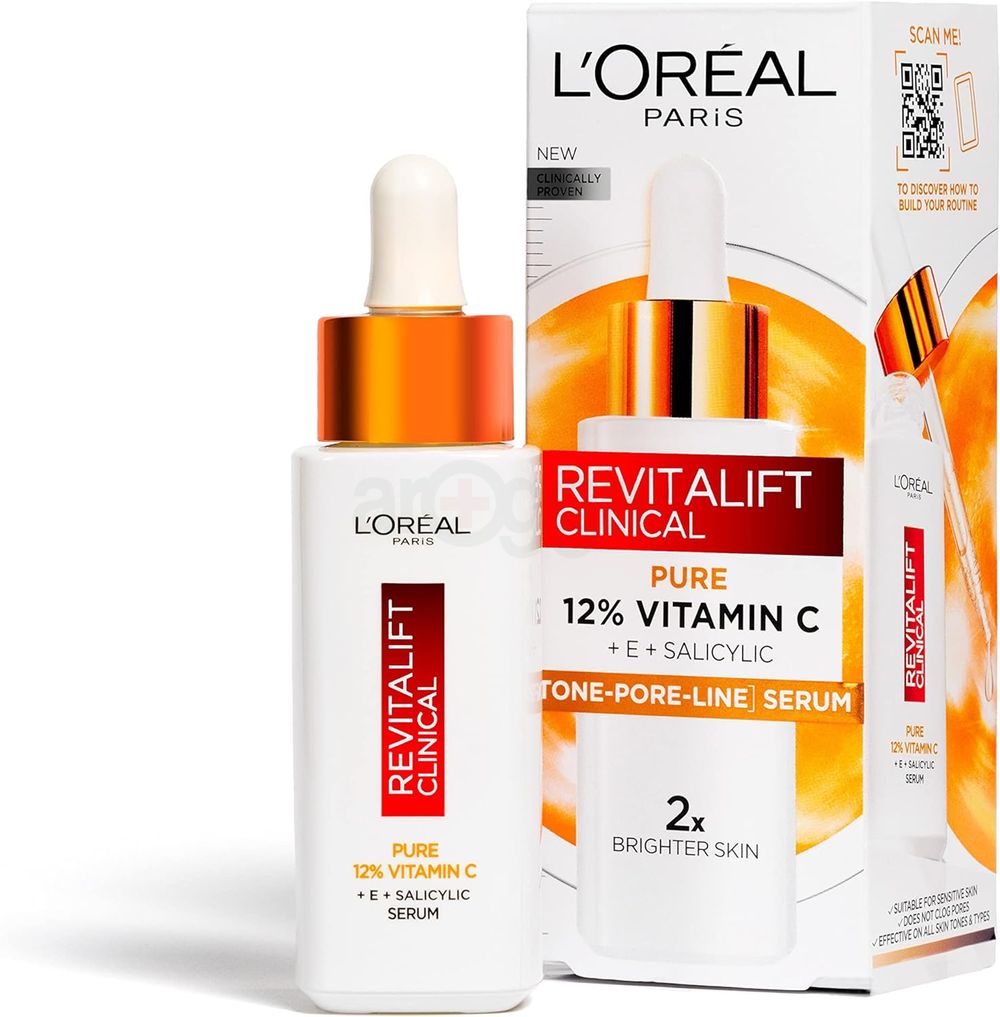 Loreal Paris Revitalift Clinical 12% Pure Vitamin C Brightening Tone ...