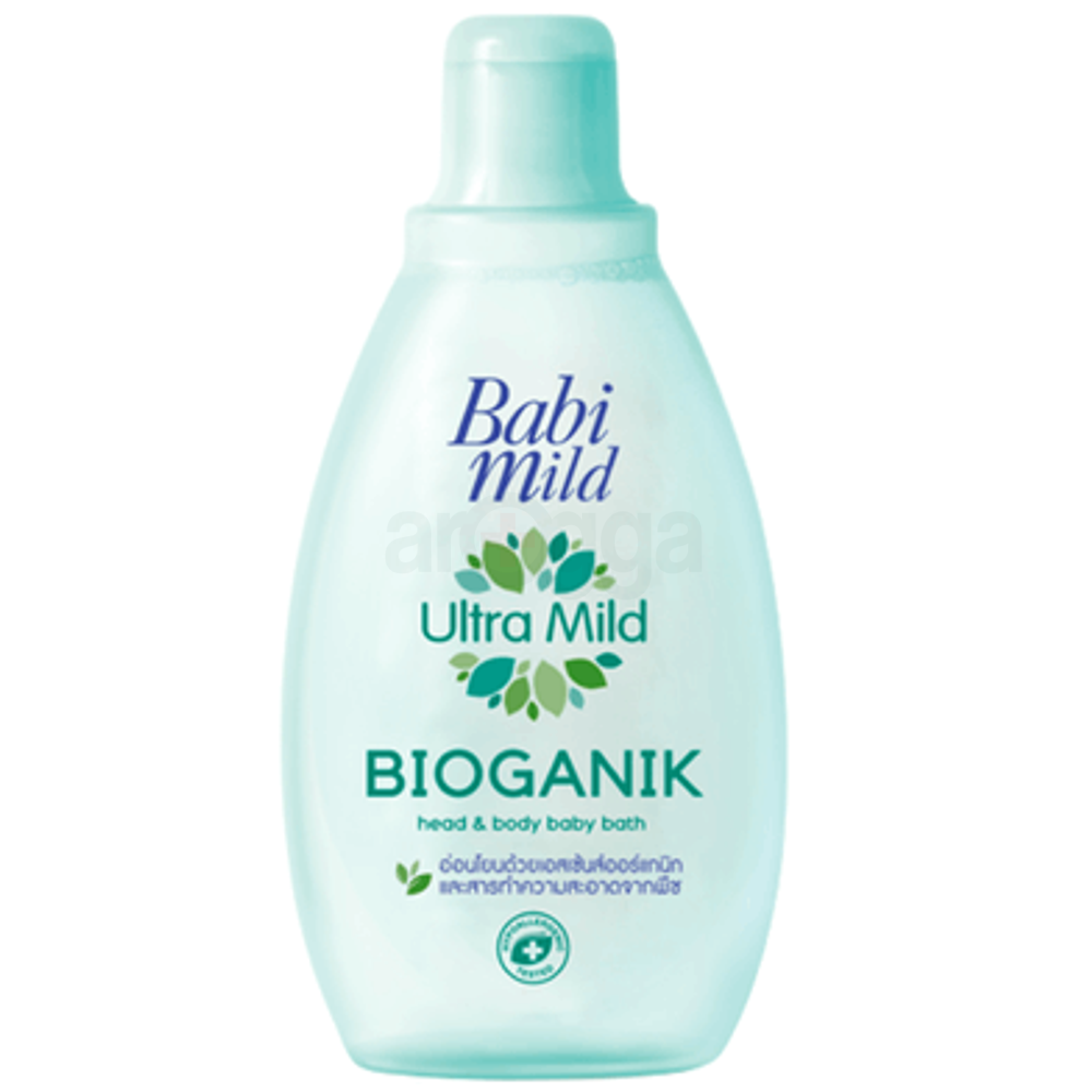 Babi Mild Ultra Mild Bioganik Head and Body Baby Bath Wash 400ml - Arogga Online Pharmacy