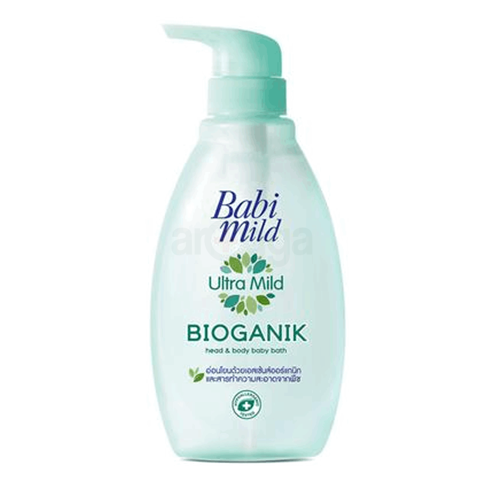 Babi Mild Ultra Mild Bioganik Head and Body Baby Bath 125ml - Arogga Online Pharmacy