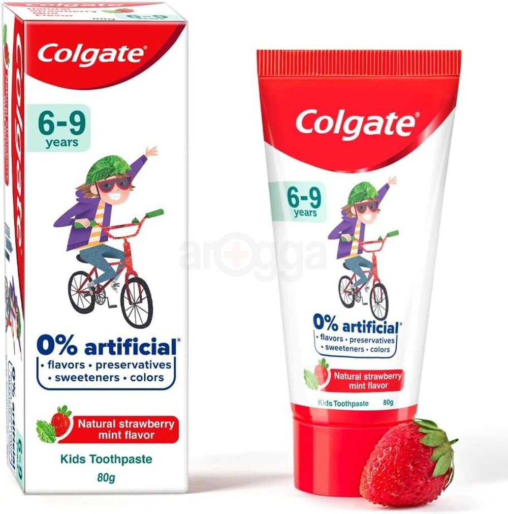 Colgate Toothpaste For Kids (6 to 9 years) Natural Strawberry Mint ...