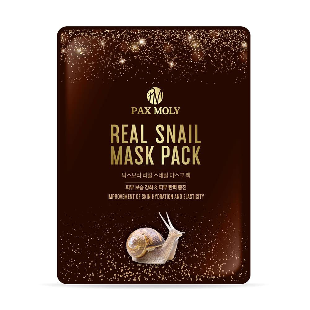 Pax Moly Real Snail Mask Pack for Skin Hydration & Elasticity - Arogga ...
