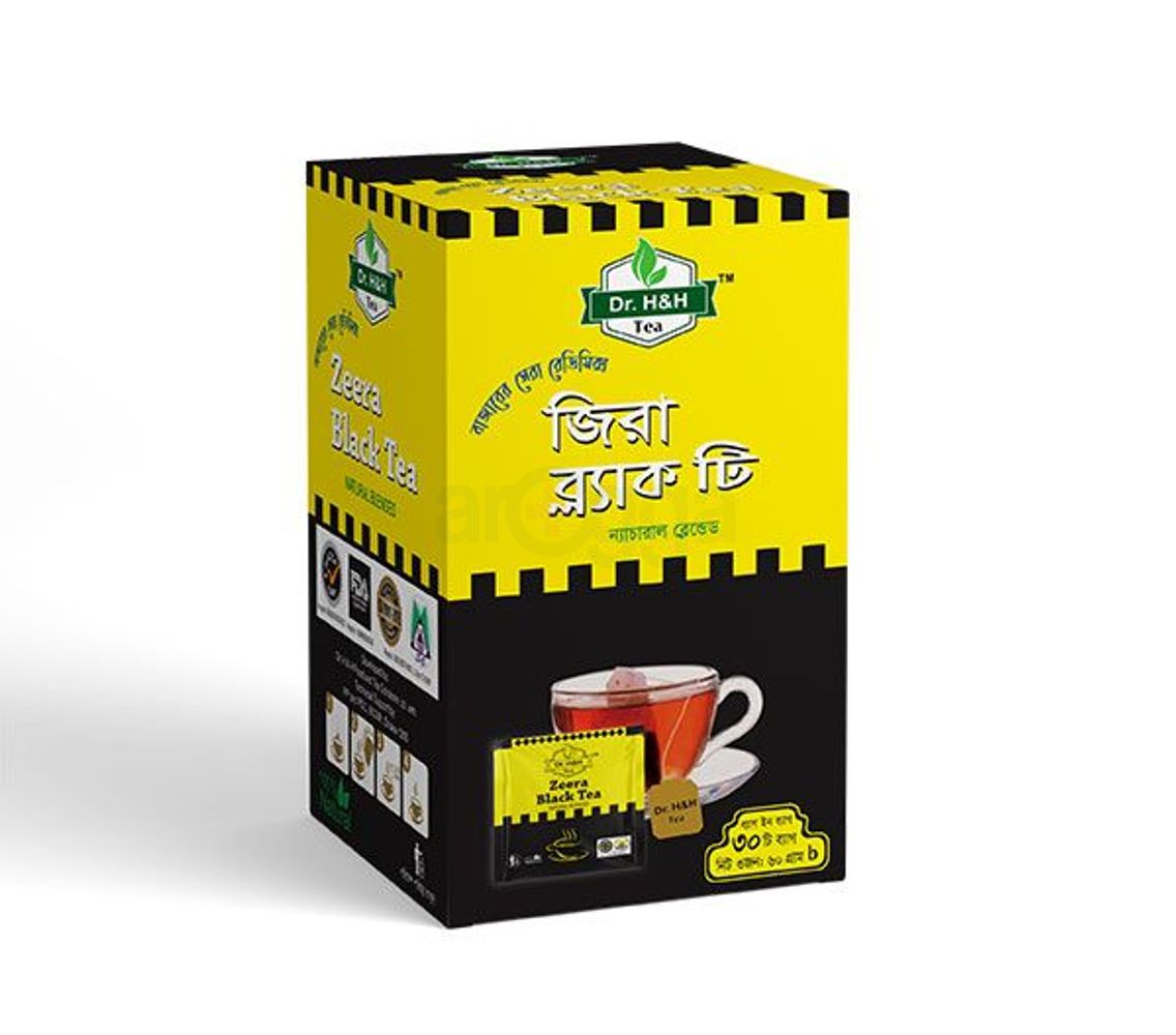 Dr. H&H Tea Zeera Black Tea 30's Pack - Arogga Online Pharmacy