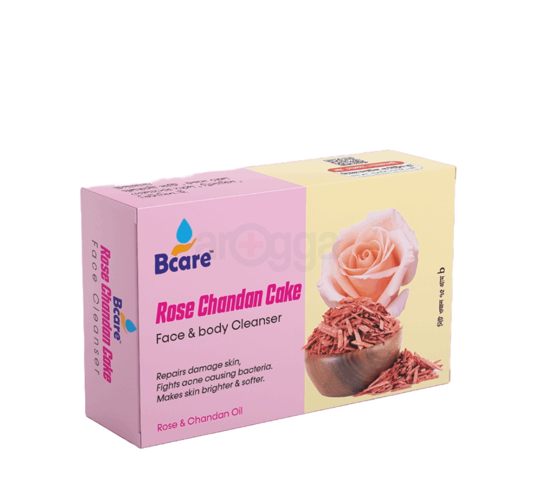 Bcare Rose Chandan Cake - Arogga Beauty Store