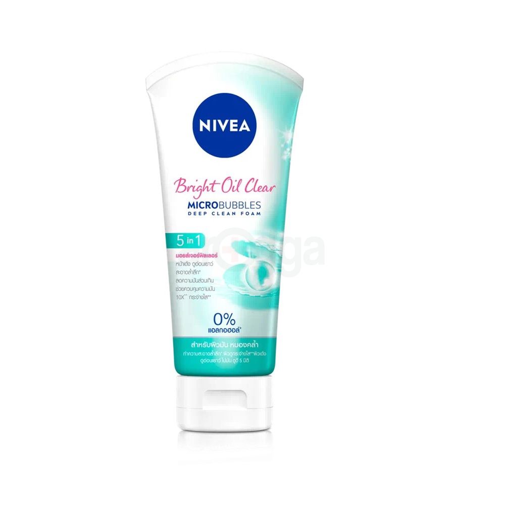 Nivea Bright Oil Clear Microbubbles Deep Clean Foam - Arogga Beauty Store
