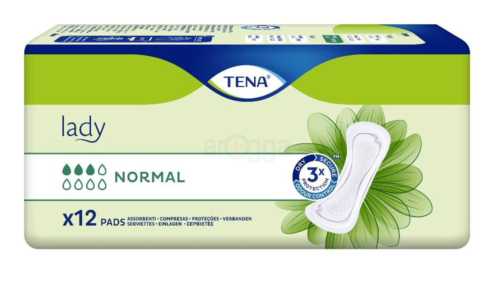 Tena Lady Normal Pad 12's Pack - Arogga Beauty Store