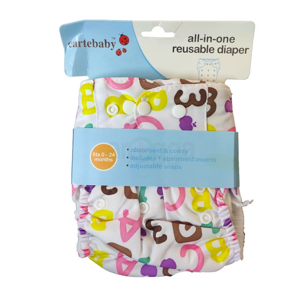 Reusable Diaper All-In One Assorted Color (Cartebaby) - Arogga Online ...
