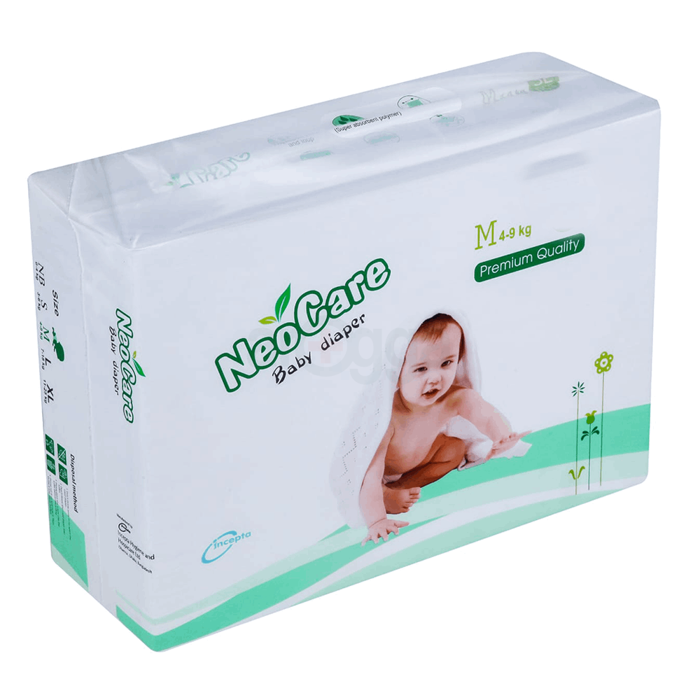 Neocare Belt System Baby Diaper M 30's Pack - Arogga Online Pharmacy