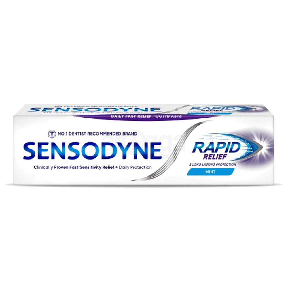 Sensodyne Rapid Relief Mint Toothpaste - Arogga Beauty Store