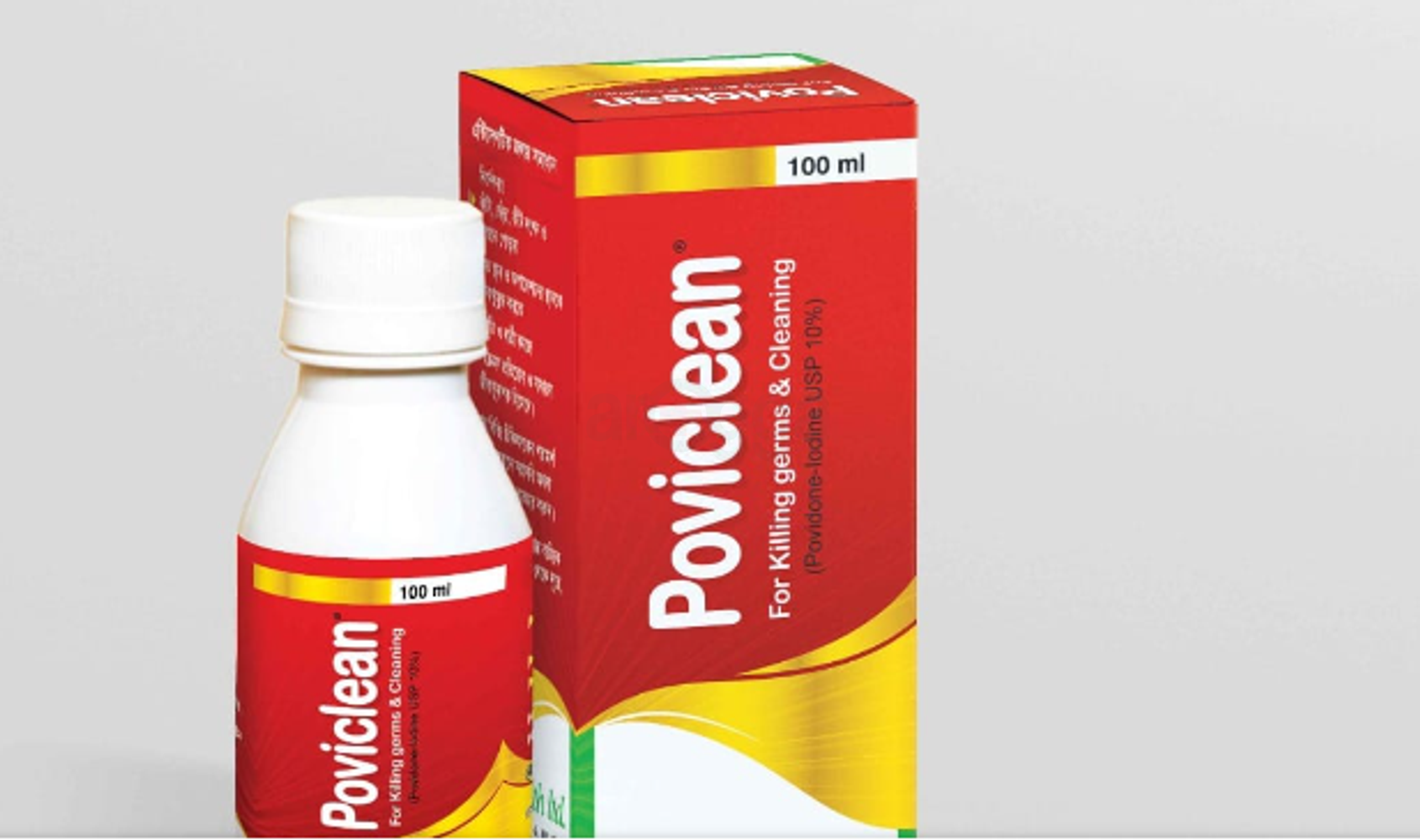 Poviclean 100 ml Solution - Arogga Online Pharmacy