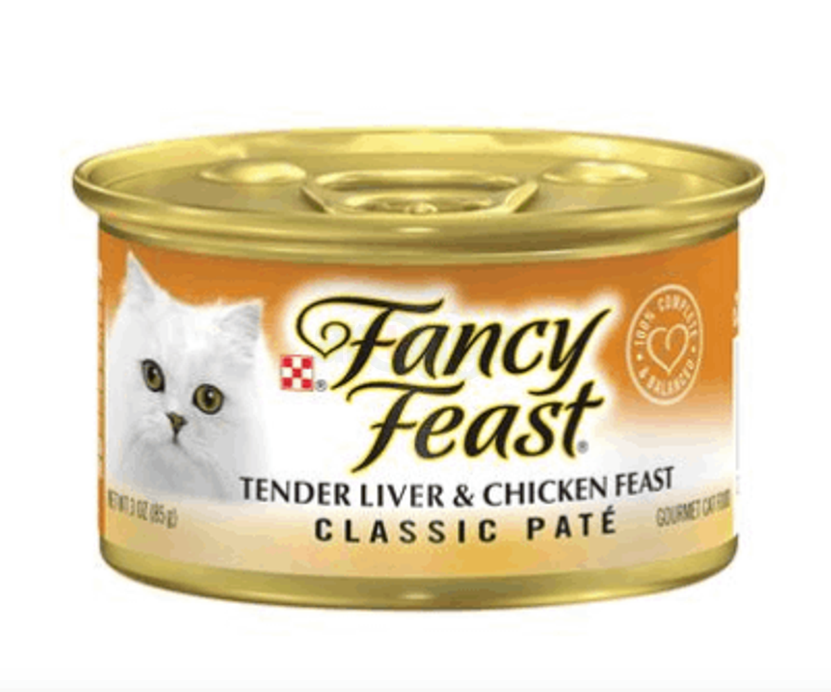 Fancy Feast Cat Food Tender Liver & Chicken Feast Classic - 85g Pouch ...