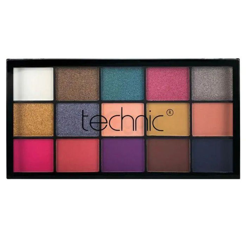 Technic 15 Color Pressed Pigment Eyeshadow Palette - Vacay price in ...