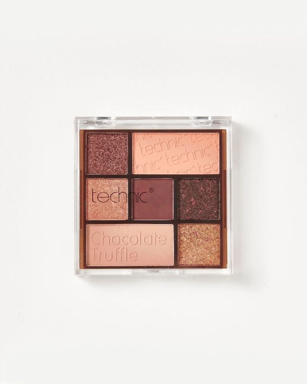 Technic 7 Color Pressed Pigment Eyeshadow Palette - Chocolate Truffle ...