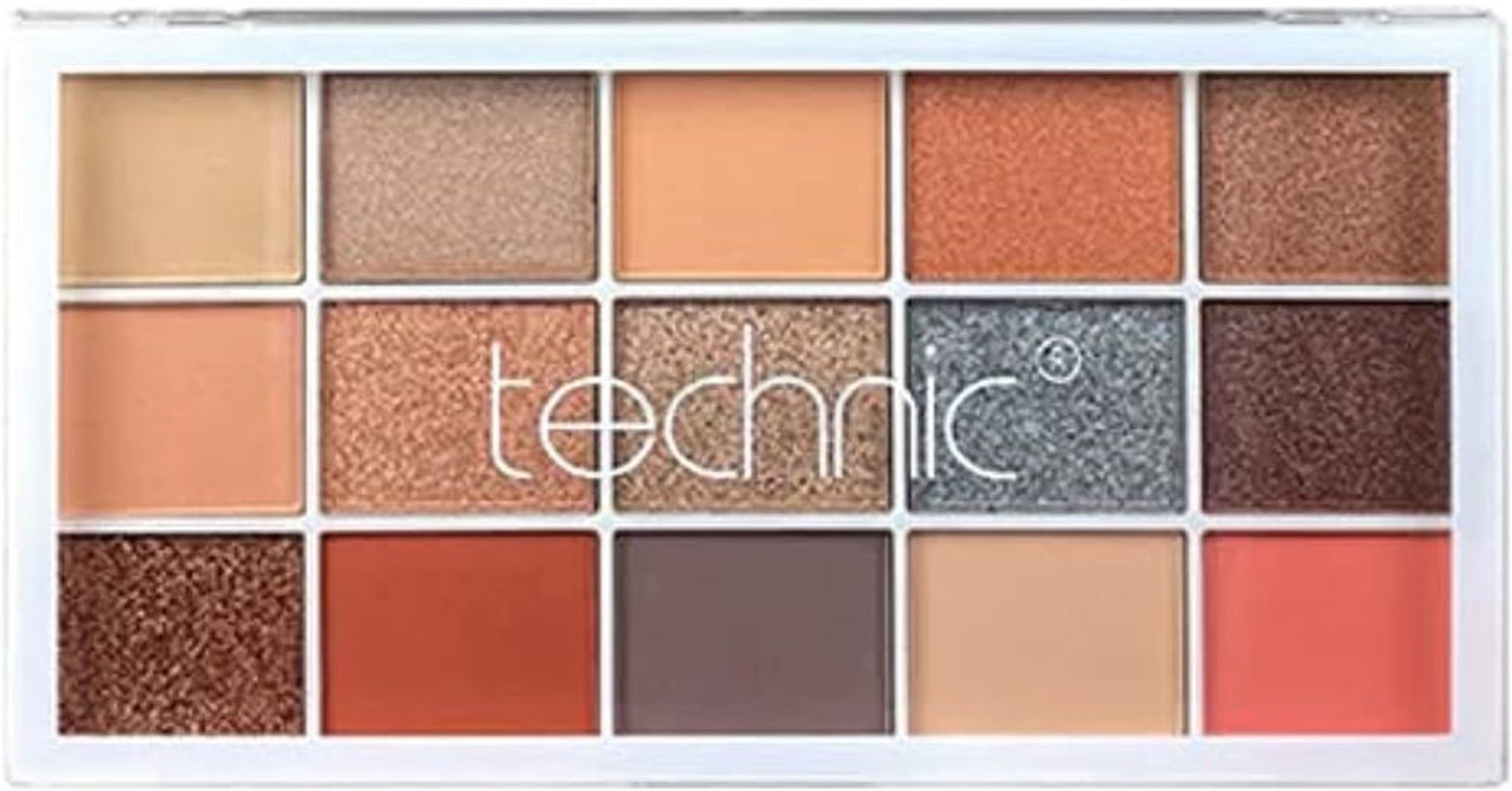 Technic 15 Color Pressed Pigment Eyeshadow Palette - Y2K - Arogga Beauty Store