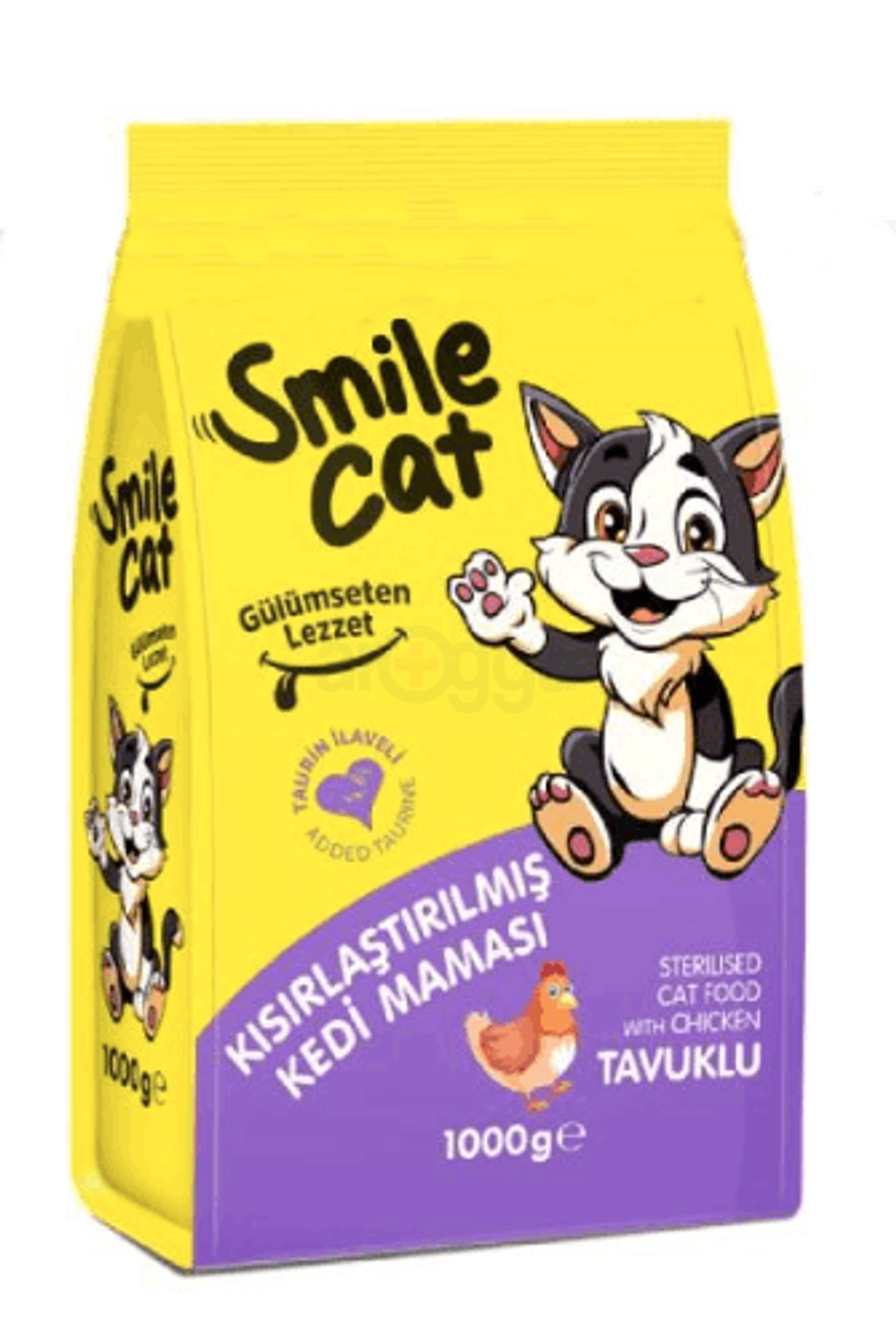 Smile Cat Adult Cat Sterilised Food With Chicken - 1kg Pack price in ...
