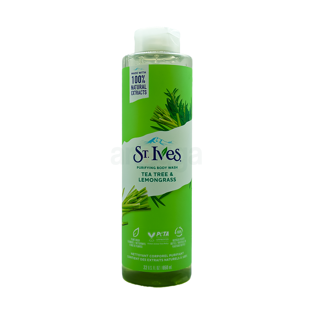 St. Ives Purifying Body Wash with Tea Tree & Lemongrass - Arogga Beauty ...