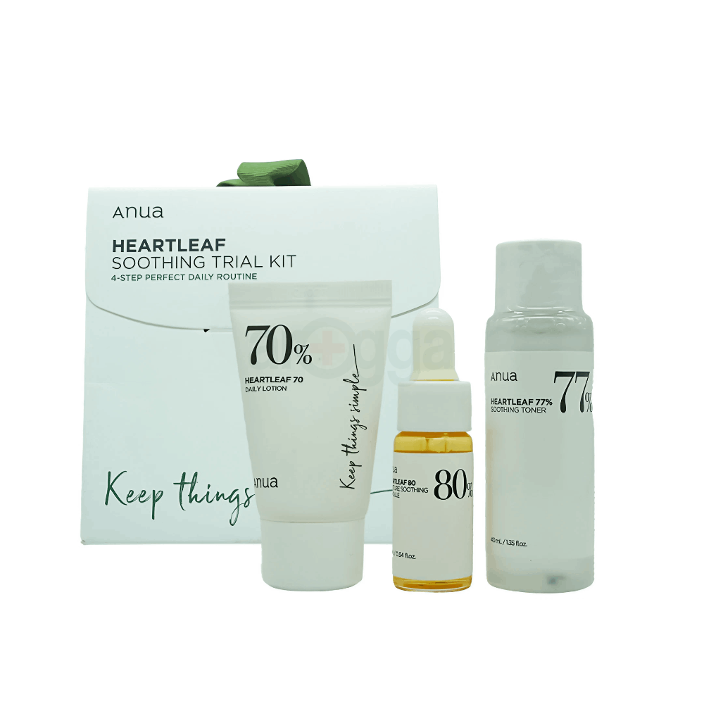 Anua Heartleaf Soothing Trial Kit (Anua Heartleaf 77 Clear Pad 2 Sheets ...