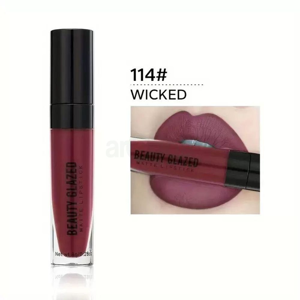 Beauty Glazed Matte Lipstick - Wicked 114 - Arogga Beauty Store