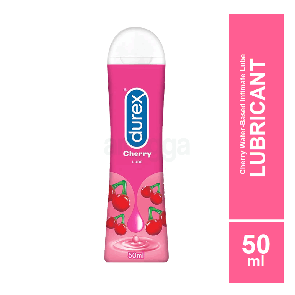 Durex Play Cherry Flavored Lubricant Gel Water-Based Intimate Lube Gel ...