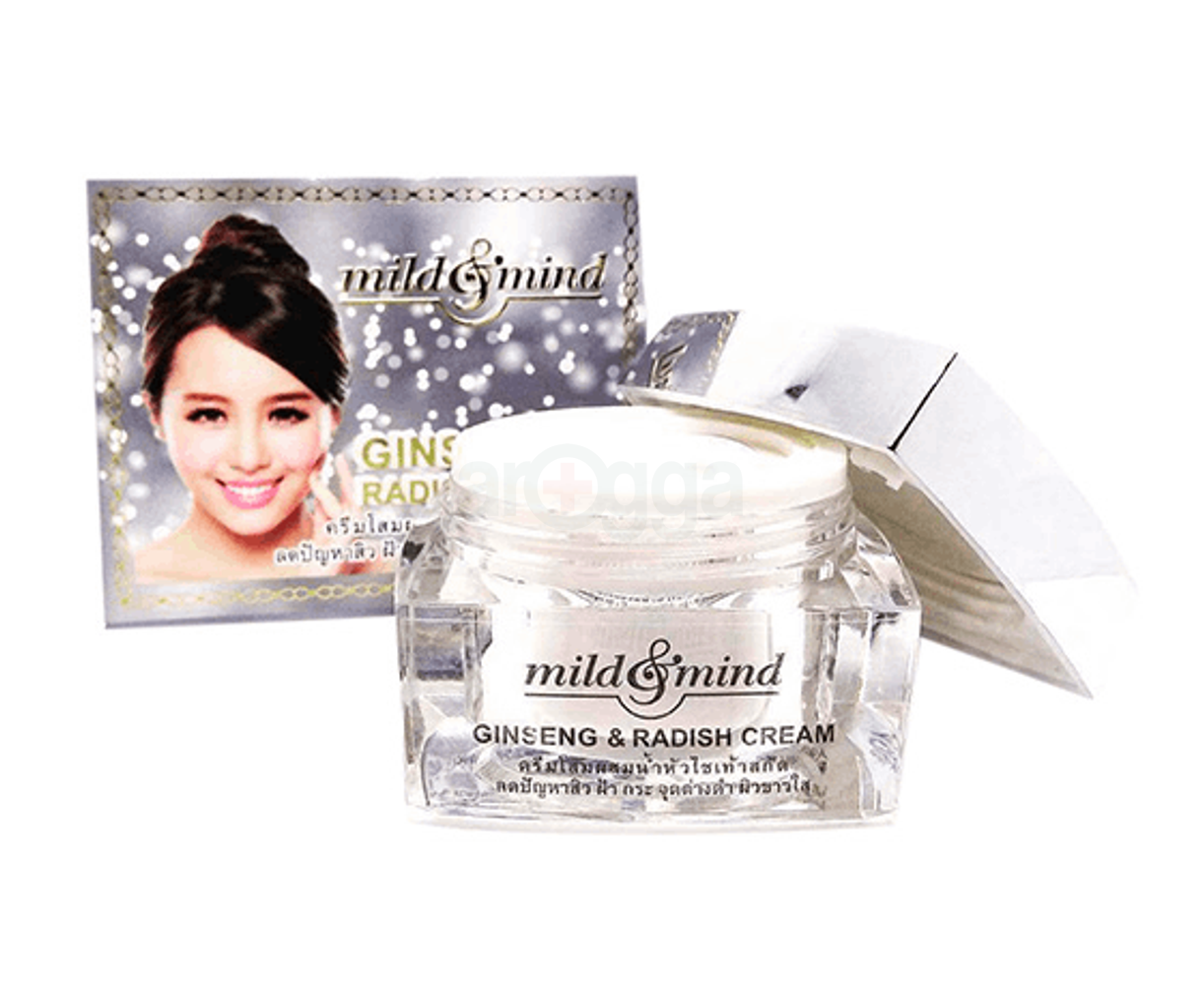 Mild & Mind Ginseng Radish Cream 20gm - Arogga Beauty Store