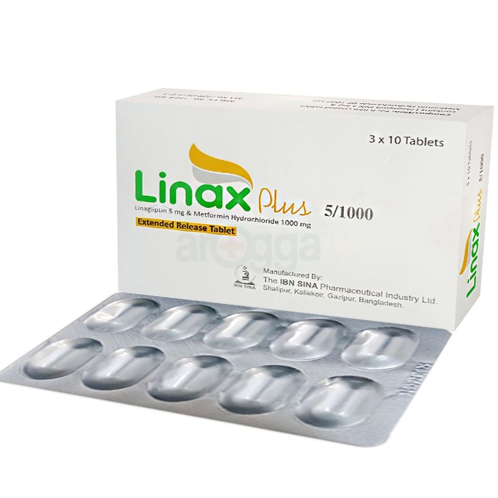 Linax Plus 5/1000 price in Bangladesh | Arogga Online Pharmacy