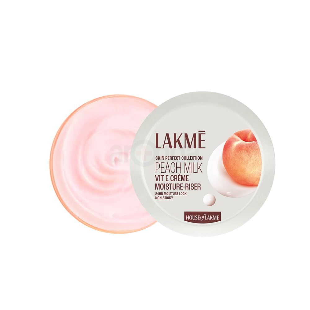 Lakme Skin Perfect Collection Peach Milk Vitamin E Cream Moisturiser ...
