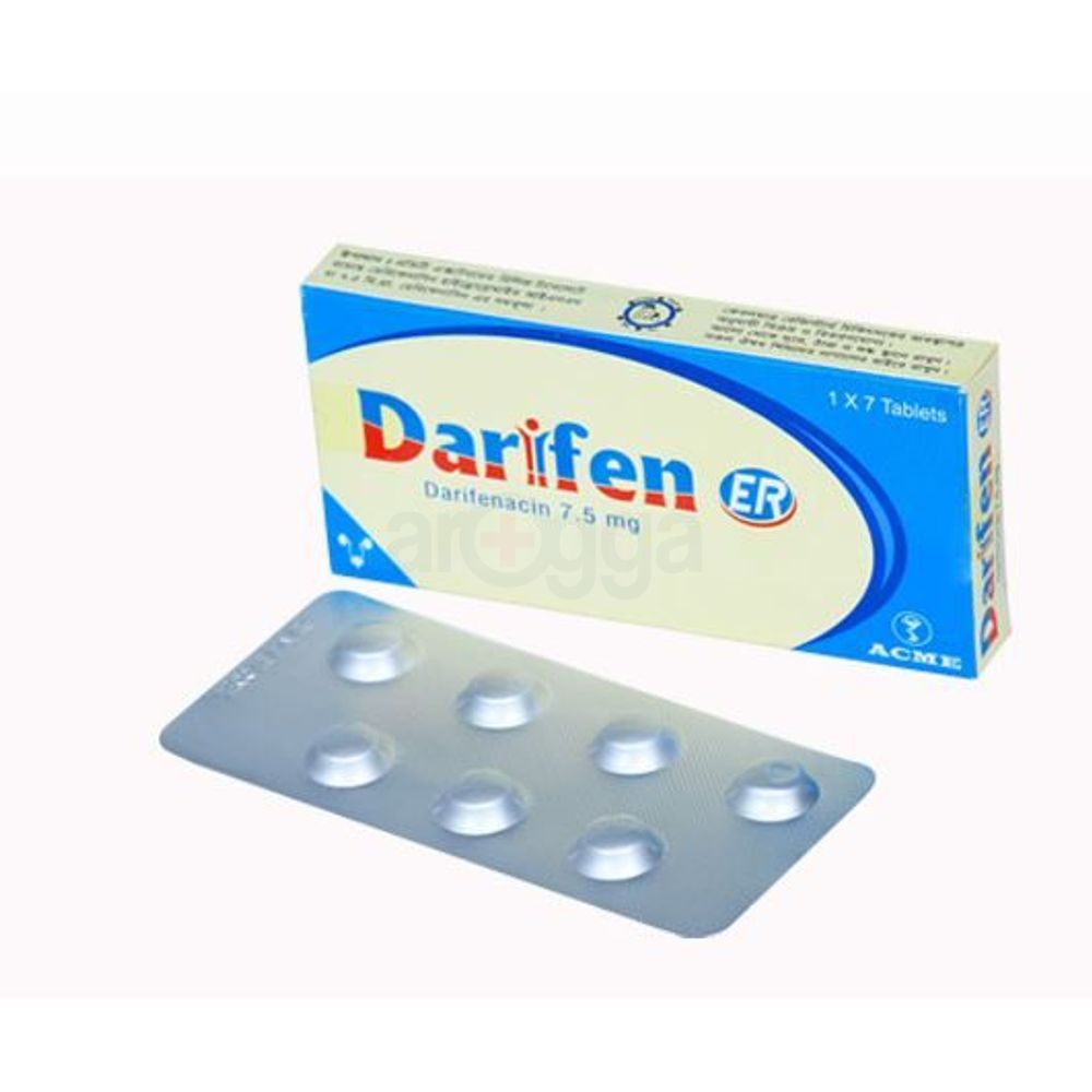 Darifen ER 7.5mg Tablet - Arogga Online Pharmacy