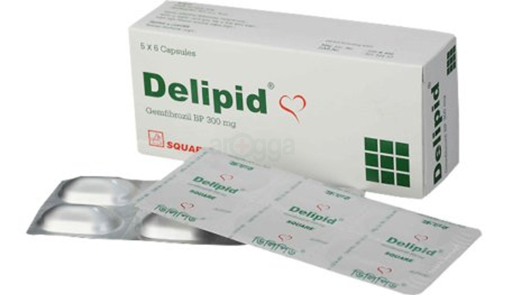 Delipid 300mg Capsule - Arogga Online Pharmacy