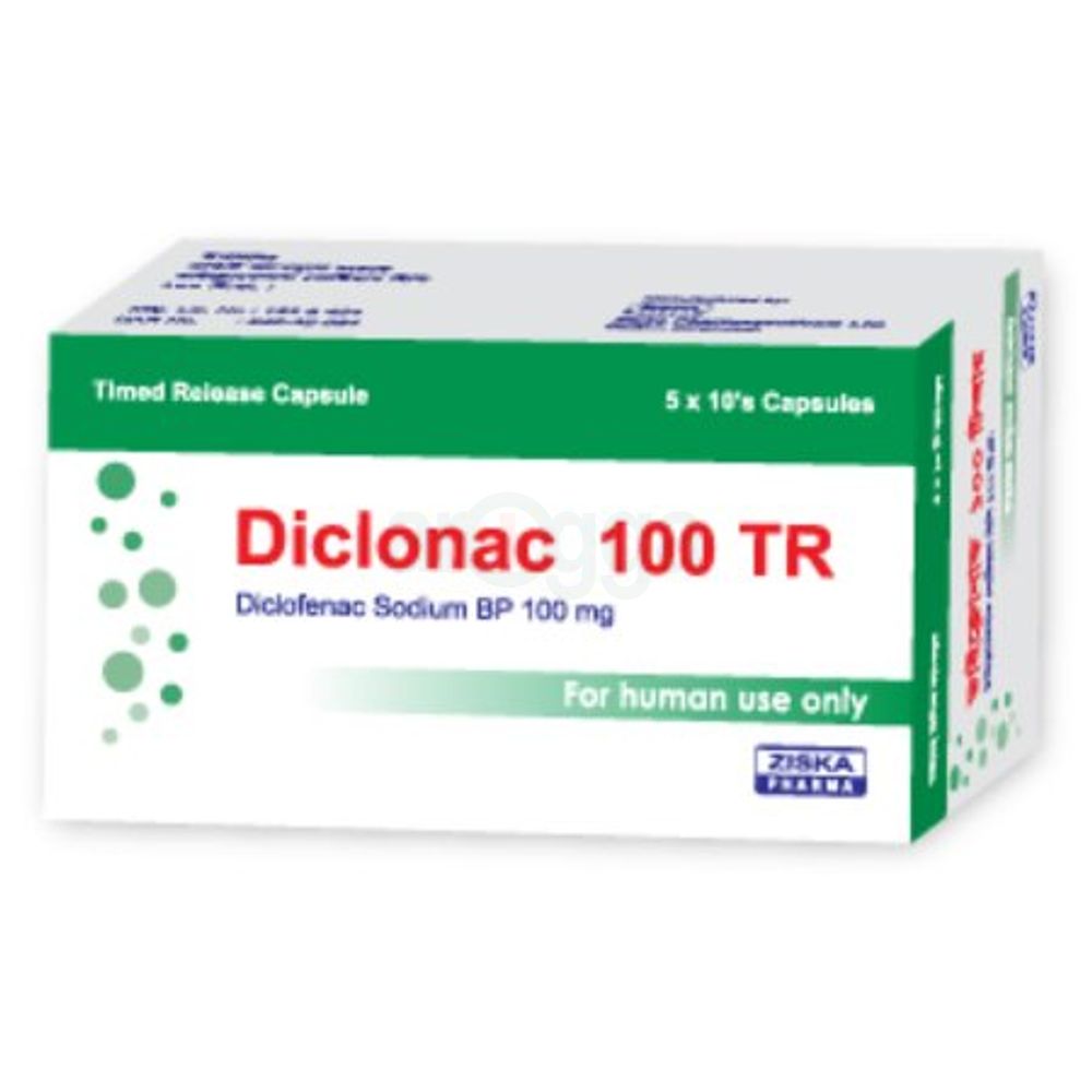 Diclonac TR 100mg Capsule - Arogga Online Pharmacy