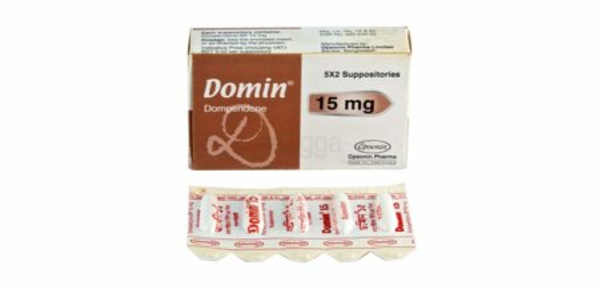 Domin 15mg Suppository - Arogga Online Pharmacy
