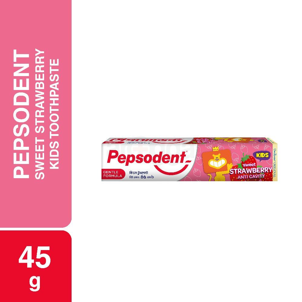 Pepsodent Sweet Strawberry Toothpaste 45g price in Bangladesh | Arogga