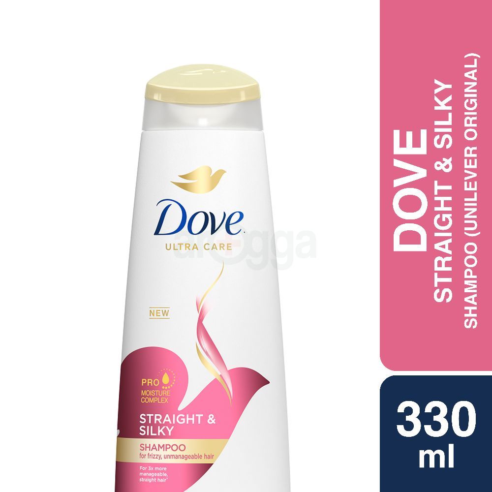 Dove Straight & Silky Shampoo 330ml (Unilever Original) - Arogga Beauty ...