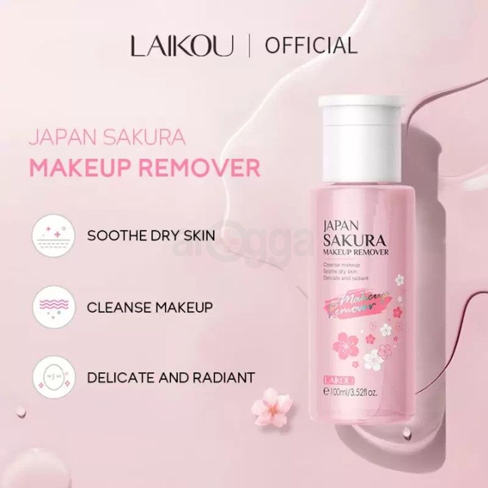 Laikou Japan Sakura Makeup Remover - Arogga Beauty Store