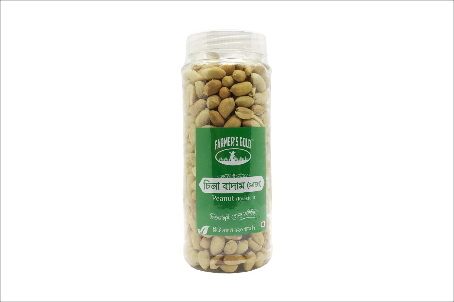 Farmer's Gold Premium Peanut Roasted (বাদাম ভাজা) 220g - Arogga Ltd