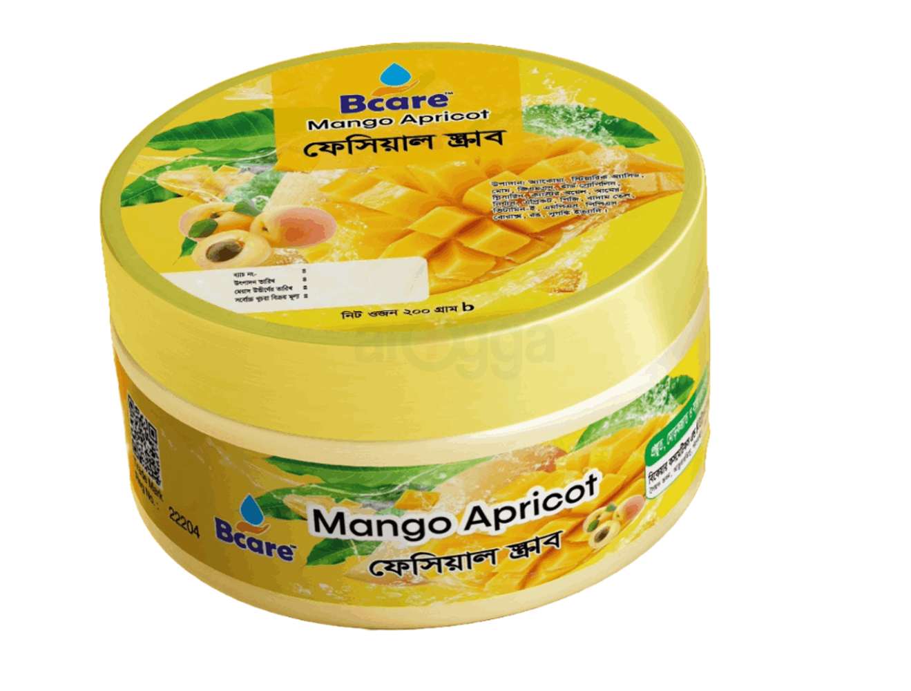 Mango Apricot Facial Scrub - Arogga Beauty Store