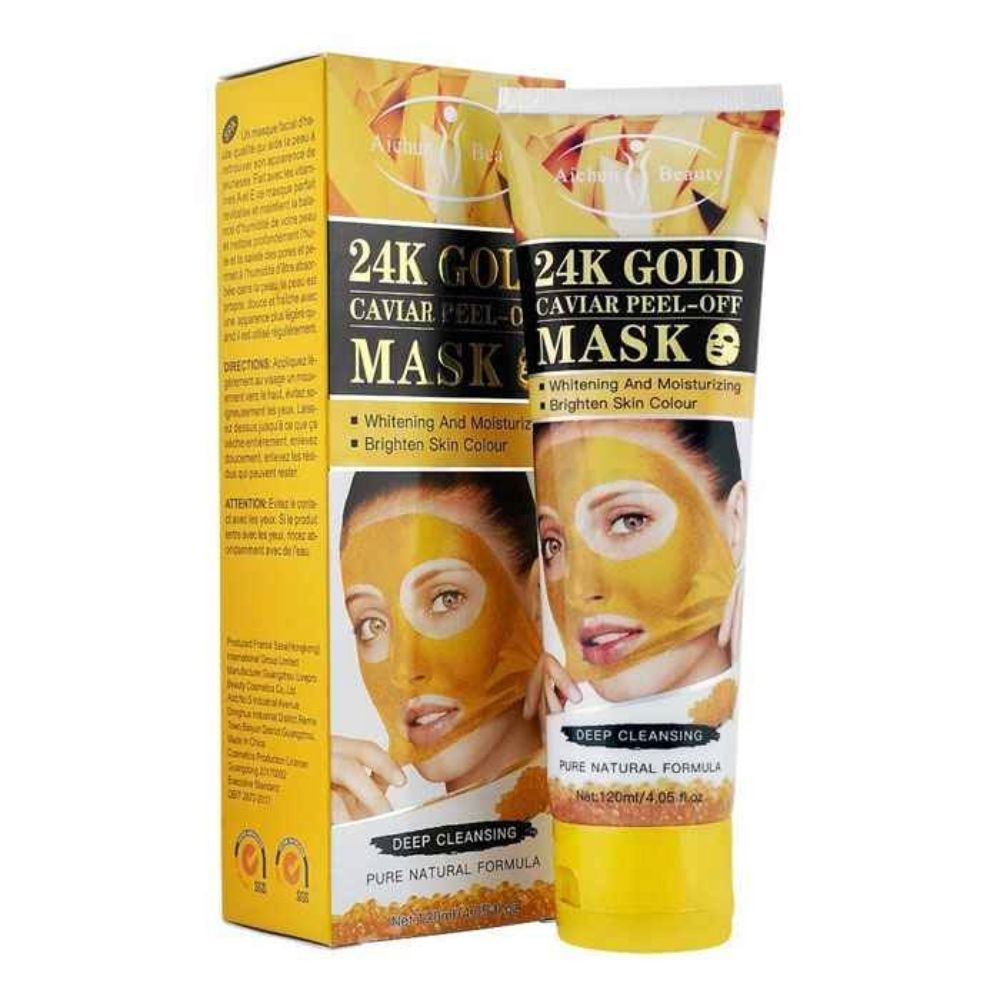 24K Gold Caviar Pell Off Mask 120ml - Arogga Beauty Store