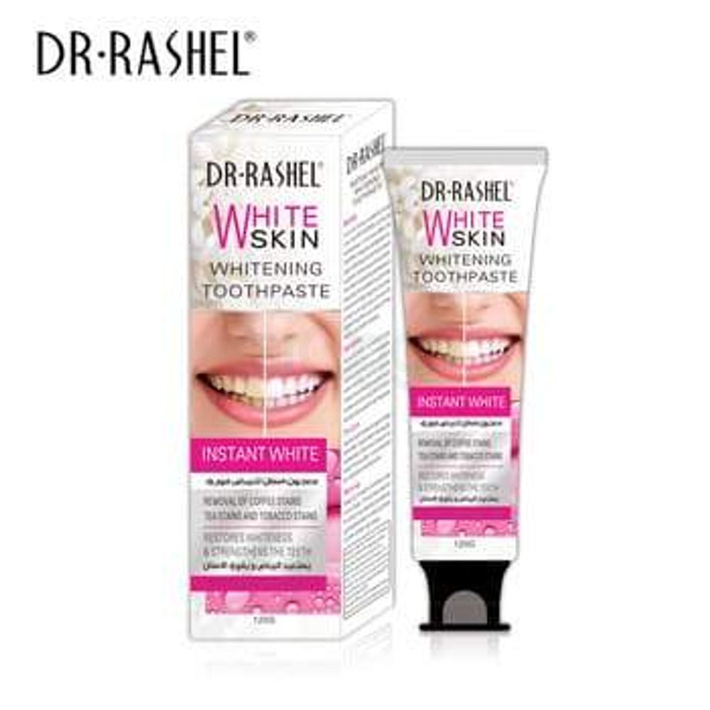 Dr. Rashel White Skin Whitening Toothpaste Instant White - Arogga ...