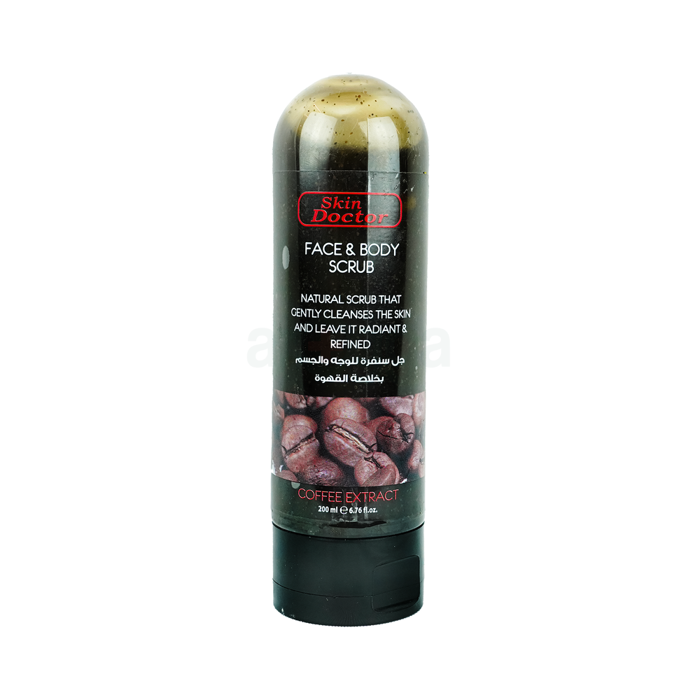 Skin Doctor Natural Face & Body Scrub with Coffee Extract - Arogga ...